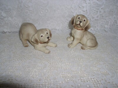 Home Interiors Interior Homco Golden Labrador Retriever Dog Figurine ...