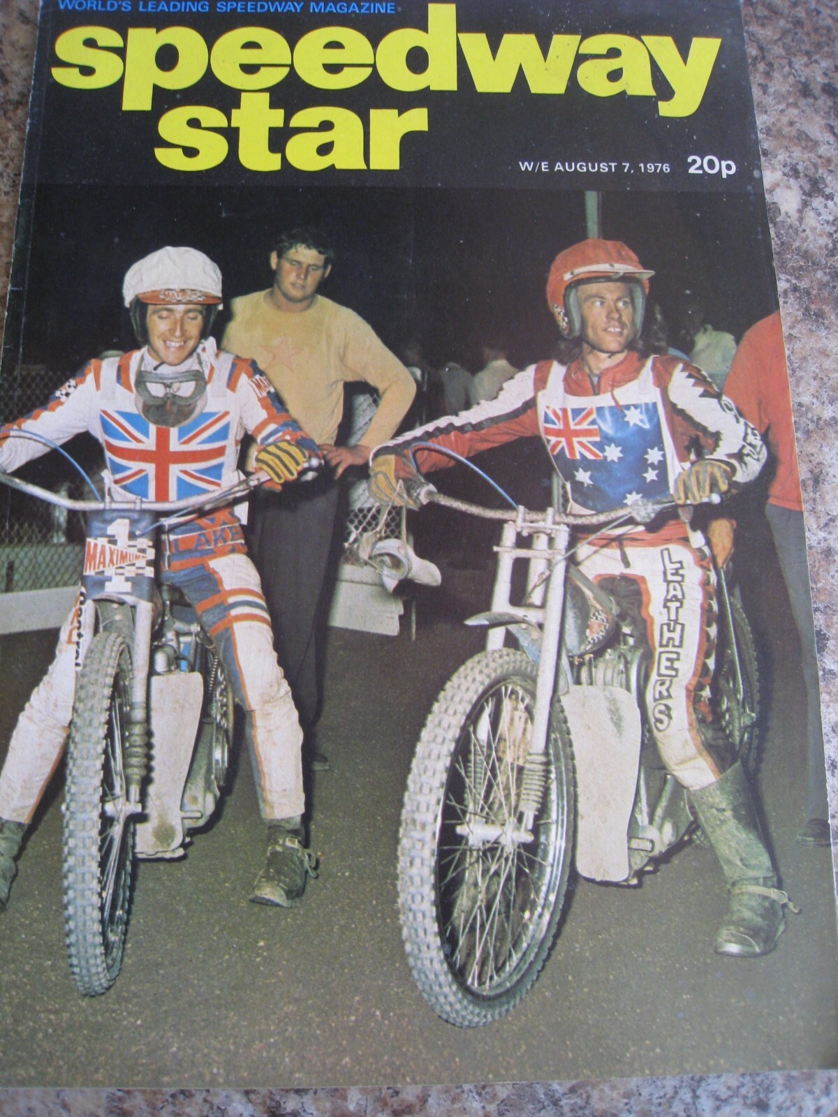 SPEEDWAY STAR MAGAZINE AUG 1976 ROBBIE BLACKADDER PETE SMITH IVAN ...