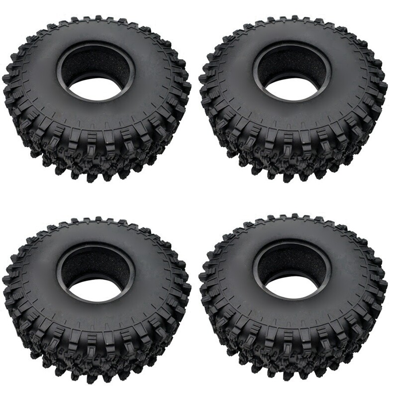 8PCS 120MM 1.9 Rubber Rocks Tyres Wheel Tires for 1/10 RC Rock ...