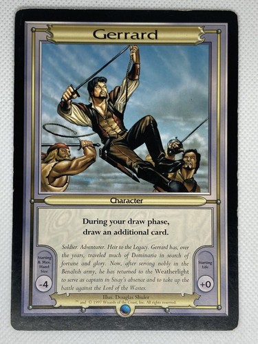 MRM ENGLISH Gerrard MTG Magic Vanguard Oversize | eBay