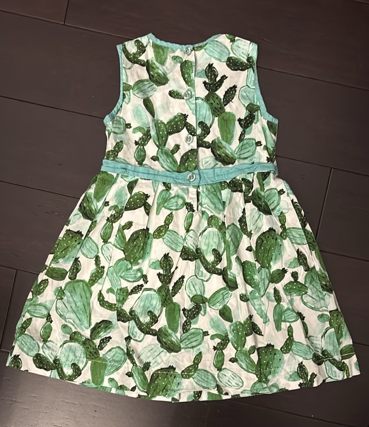 Rachel Riley Green Cactus Dress 3T | eBay