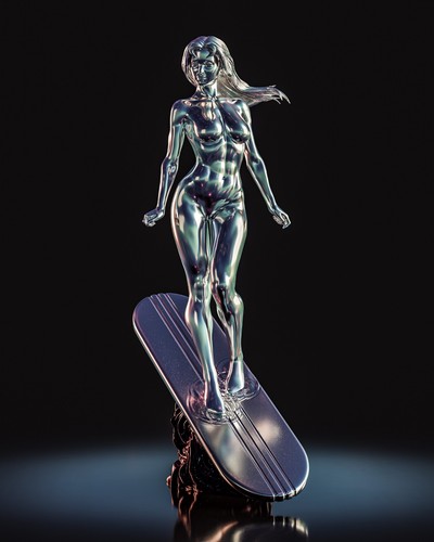 Silver Surfer - Shalla Bal - F4 - Model Kit Painted/Unpainted 3d Print ...