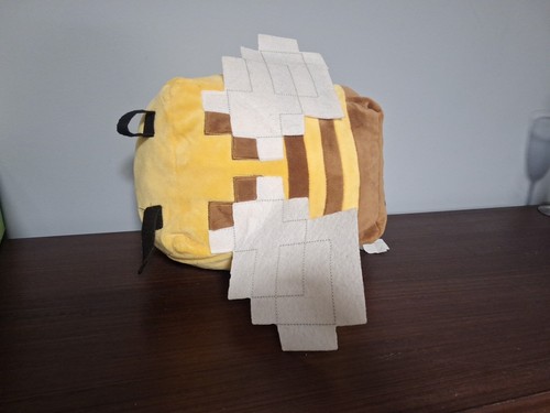 Minecraft Bee Pillow Buddy Plush 12" Mojang Stuffed Animal FREE ...