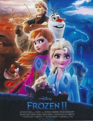 SANTINO FONTANA Voice Actor DISNEY Signed 8.5 x 11 Photo FROZEN Free ...