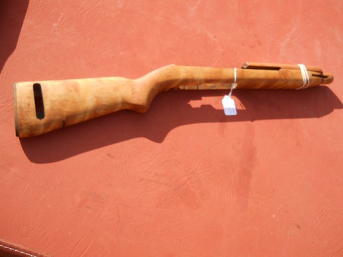WWII M1 M-1 Carbine STANDARD PRODUCTS Type III 0val low Wood Stock ...