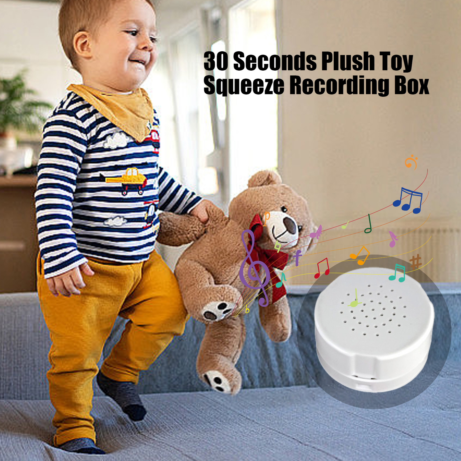 Toy Voice Box Recordable Button Sound Box for DIY Gifts Mini Size Audio ...