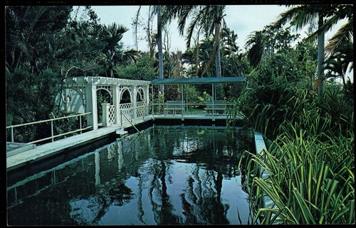Thomas Edison - Swimming Pool at his Winter Home Fort Myers FL Postcard ...