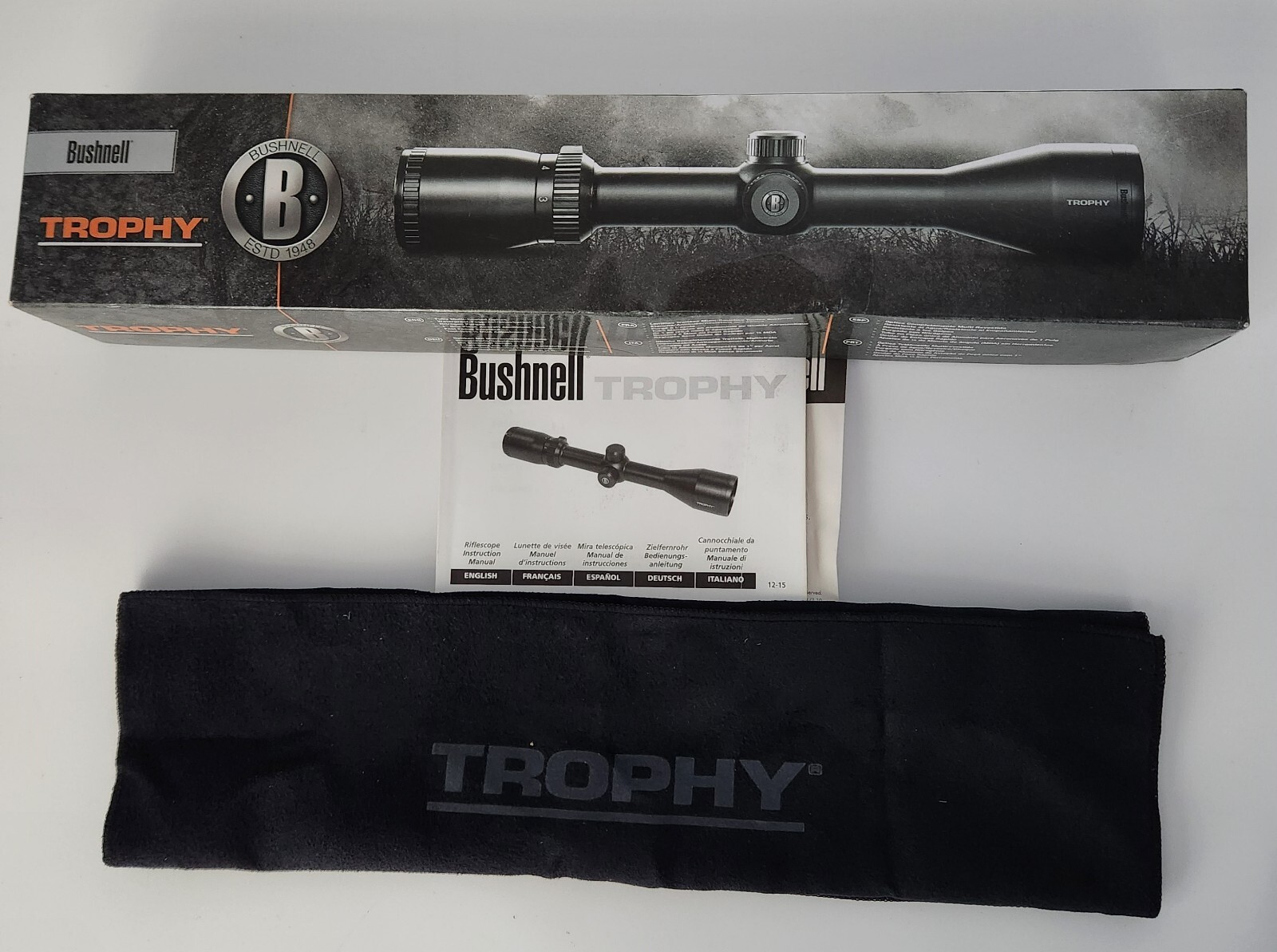 Bushnell Trophy Riflescope 3-9x40 Multi-X Fully Multi-Coated 753960 | eBay