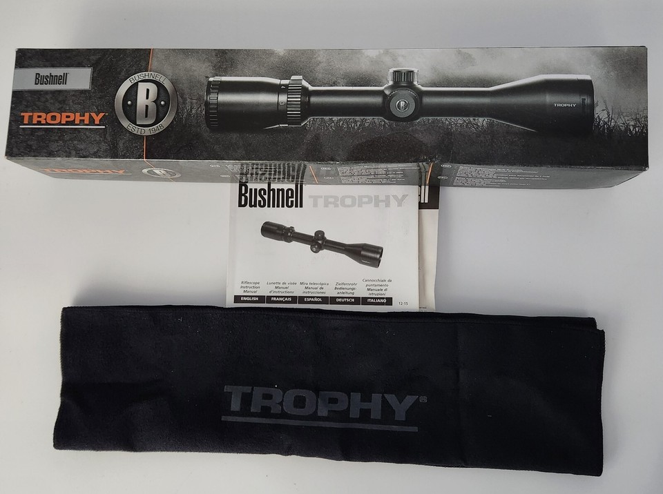 Bushnell Trophy Riflescope 3-9x40 Multi-X Fully Multi-Coated 753960 | eBay
