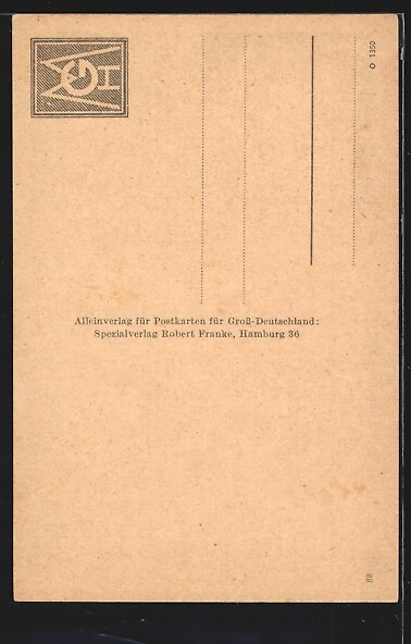 Ak Marschlied Lili Marleen From Hans Leip, Soldier Stands Wache Before ...