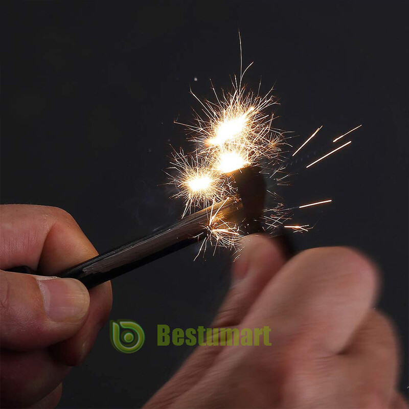 Lot Ferrocerium Ferro Magnesium Rod Flint Fire Starter Lighter Camping ...
