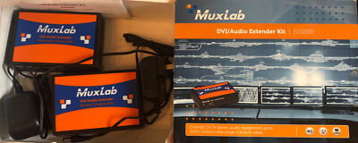 Muxlab DVI/Audio Extender Kit 500390 Free Shipping USED | eBay
