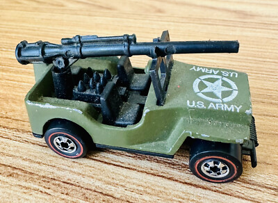 Hot Wheels Redline 1976 Gun Slinger Jeep US Army Toy Military Toy | eBay