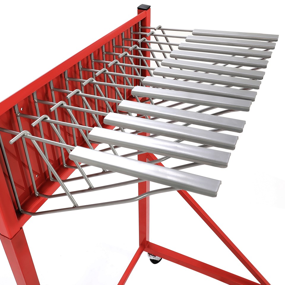 Mobile Blueprint Holder Poster Display Rack Plan Holder w/12 Brackets ...