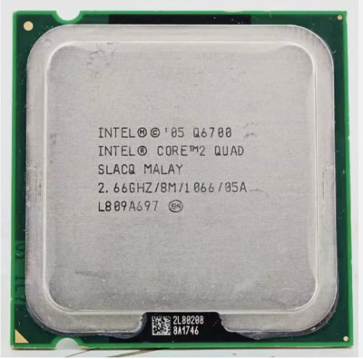 Intel Core 2 Quad Q6700 SLACQ 2.66GHz quad-core LGA 775 1066MHz CPU ...