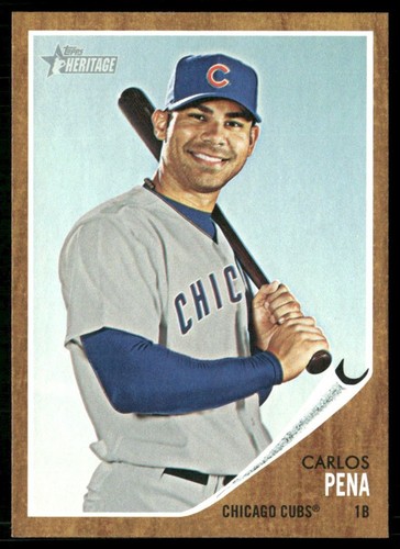 2011 Topps Heritage Carlos Pena Chicago Cubs #14 | eBay