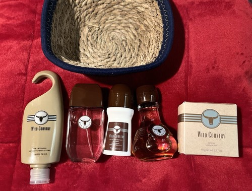 Wild Country 5 Pc Gift Set/ Cologne, Aftershave, Body Wash, Soap ...