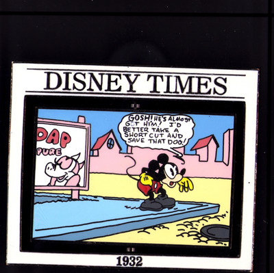 Disney Times: The First Mickey Mouse Sunday Comic Strip #6 Spinner | eBay