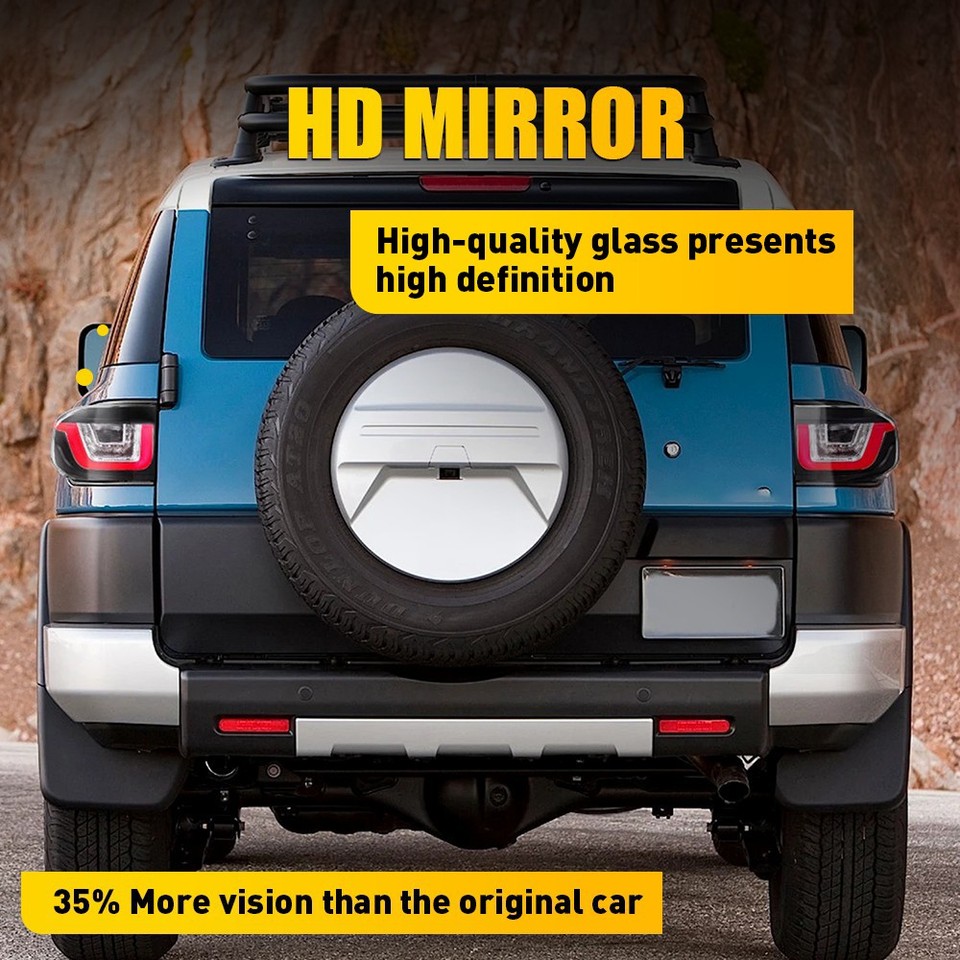 Driver Passenger Mirror Side Glass Replacement For 2007-2014 Toyota FJ ...