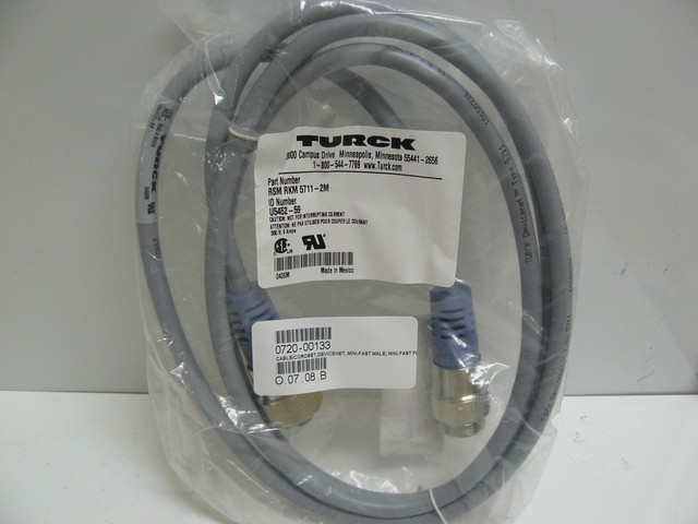 Turck RSM RKM 5711-2m CORDSET Cable U5452-59 for sale online | eBay