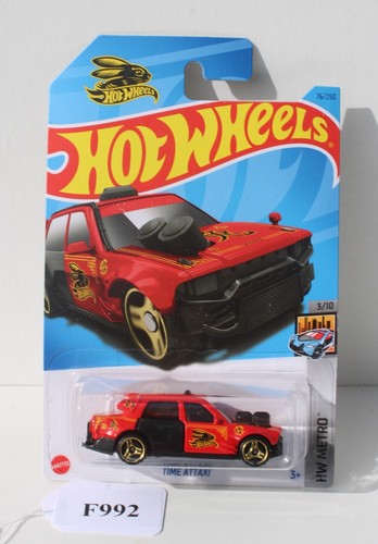 Hot Wheels Metro Red Time Attaxi 3/10 FNQHotwheels F992 | eBay Australia