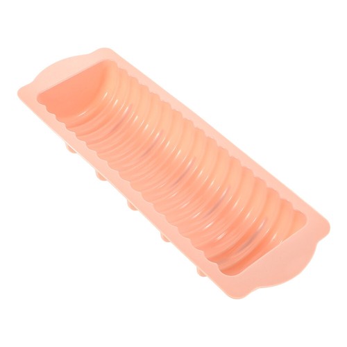 Ribbed Loaf Pan Caterpillar Creative Silicone Cake Bread Hot Dog ...