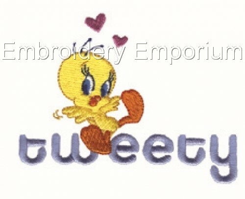 MACHINE EMBROIDERY DESIGNS USB - TWEETY PIE COLLECTION 4X4 SYLVESTER ...
