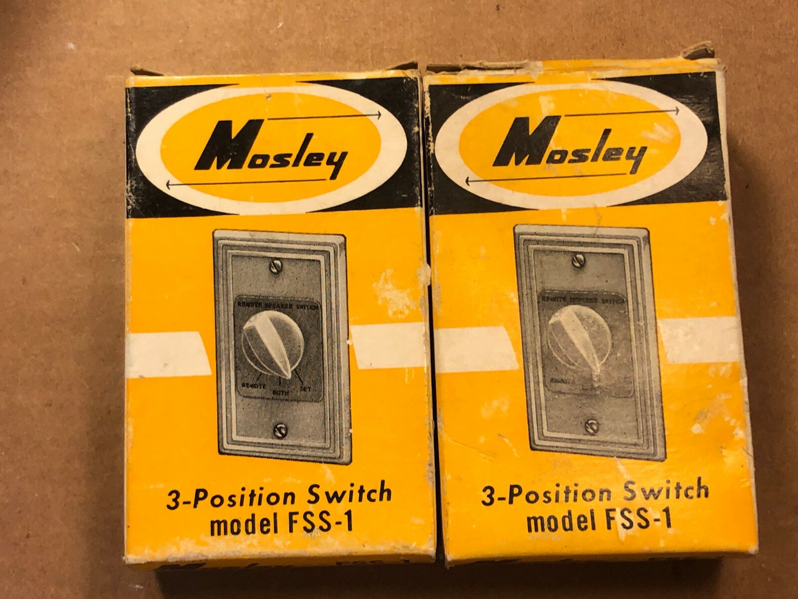 NOS NIB Vintage Pair Mosley FSS-1 Speaker Selector Switches 1950s or ...