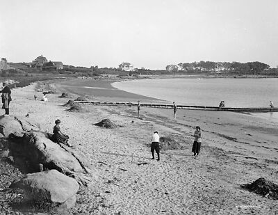 1905-1915 Niles Beach, East Gloucester, MA Vintage Old Photo 8.5" x 11 ...