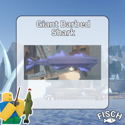🐟 ROBLOX Fisch: Giant Barbed Shark | Cheapest & Fastest💲 | eBay