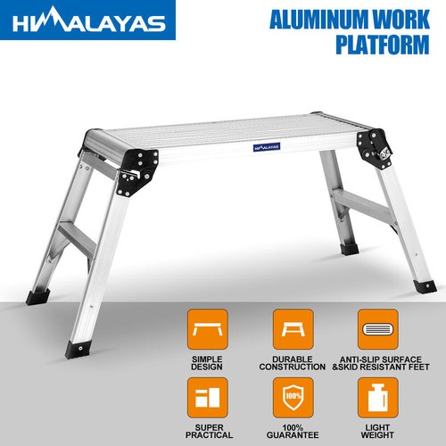 Portable Folding Aluminium Working Platform Bench Car Washing Painting ...