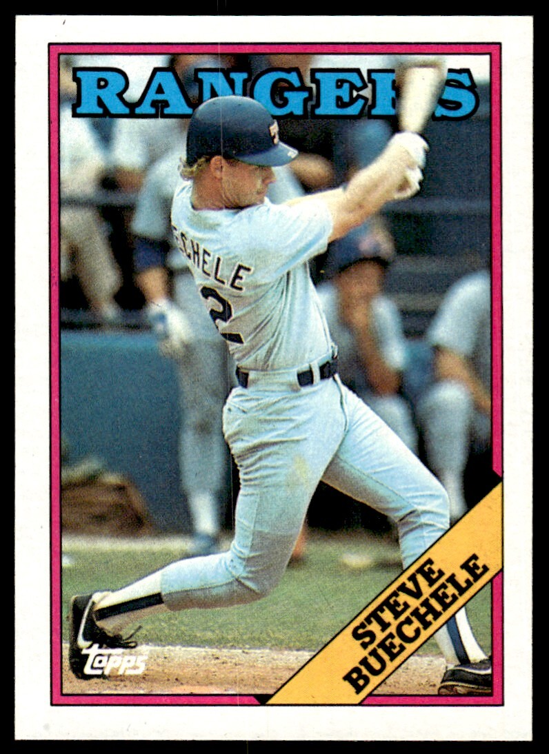 1988 Topps Baseball Card Steve Buechele Texas Rangers #537 | eBay