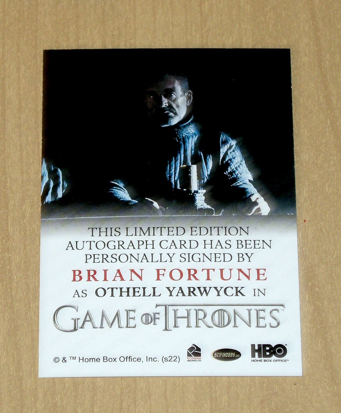 2022 Rittenhouse Game Thrones Complete Series 2 autograph auto Brian ...