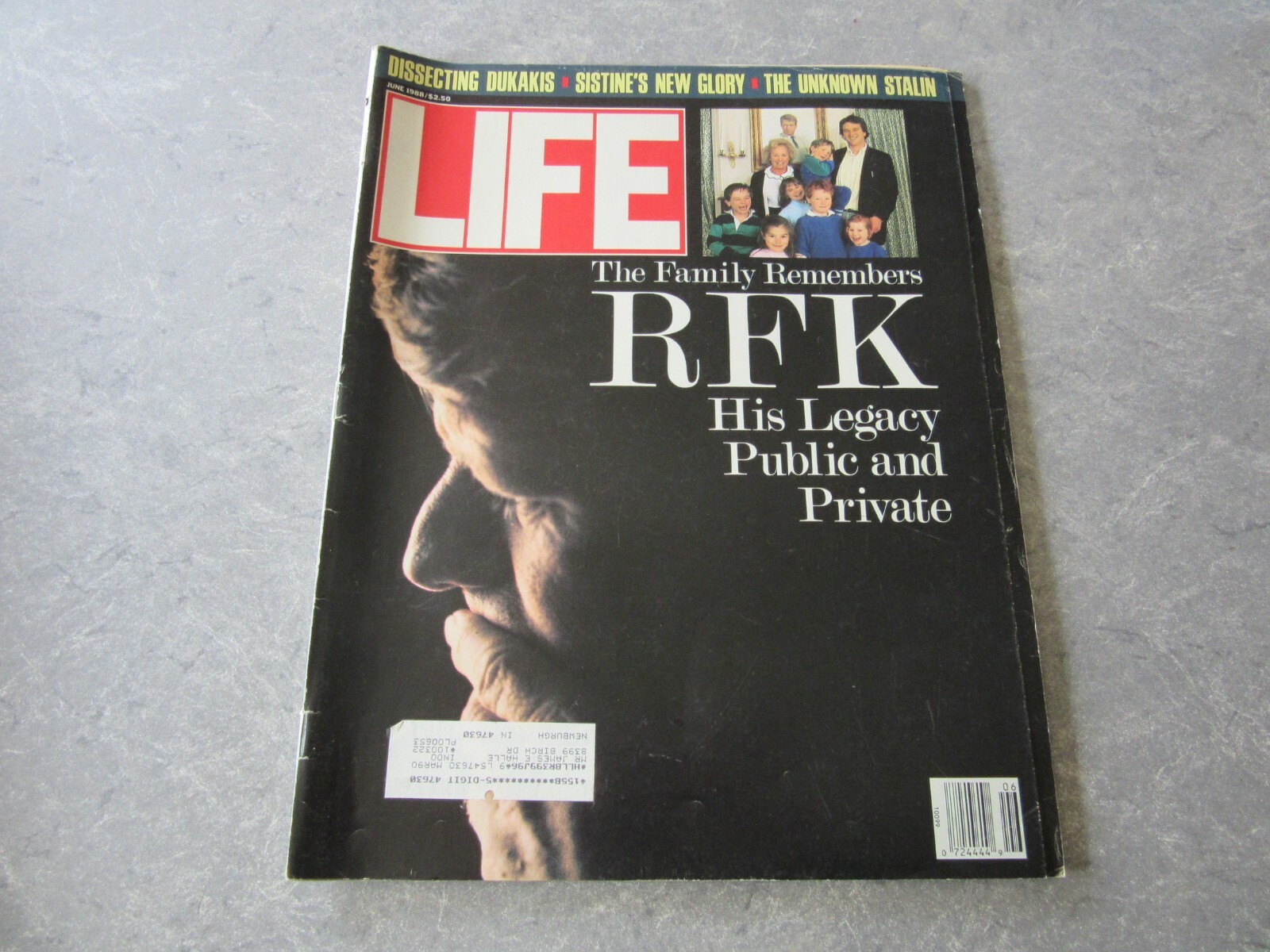 LIFE Magazine, JUNE 1988 ROBERT F. KENNEDY Cover, SISTINE CHAPEL ...