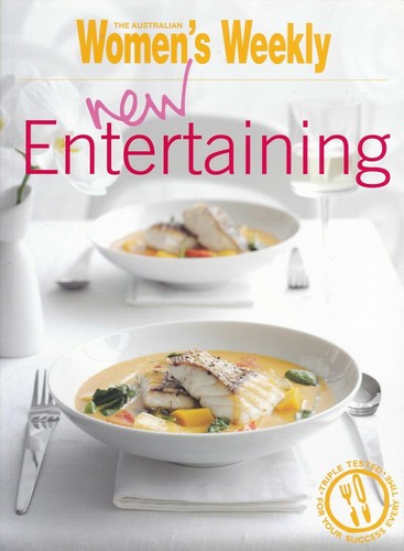RECIPE BOOK Australian Women's Weekly New Entertaining soft cover ...