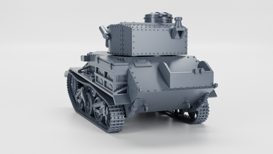 WW2 UK VICKERS LIGHT TANK MK.VI ,3D PRINTED, MANY SCALES AVAILABLE | eBay