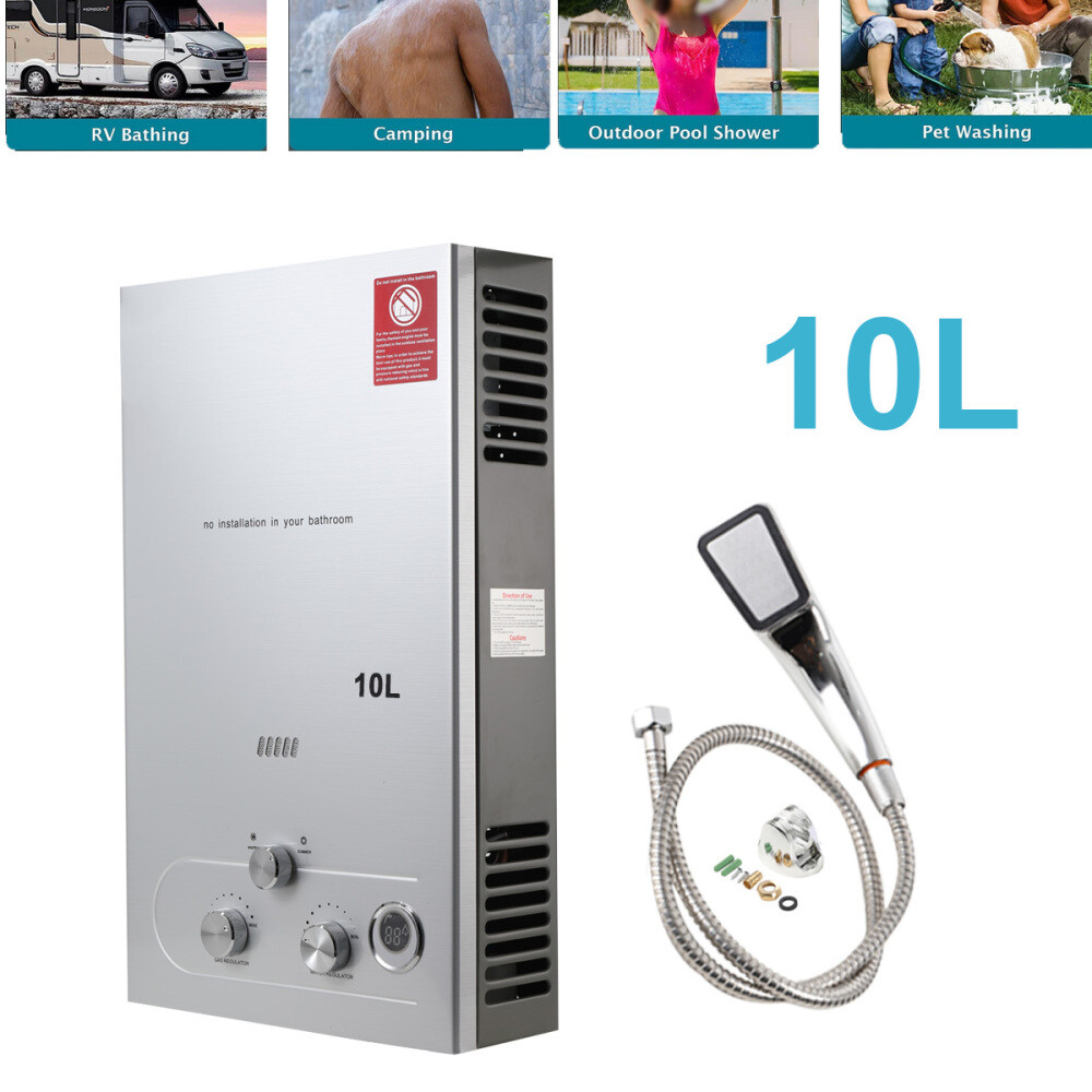 Hot Water Heater 10L Instant Gas Tankless | Grelly UK