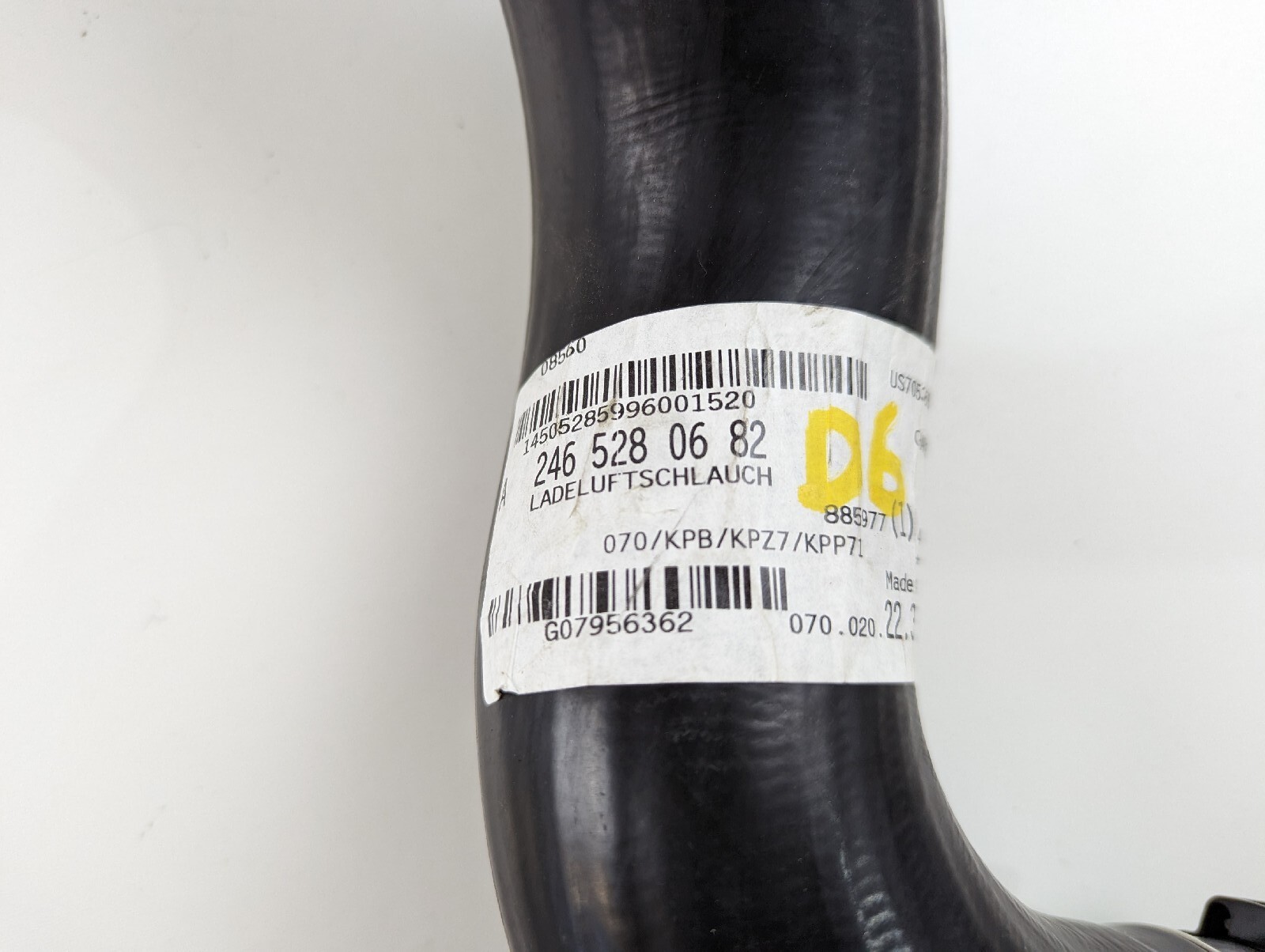 Genuine Mercedes-Benz Charge Air Hose Right 2465280682 for sale online ...