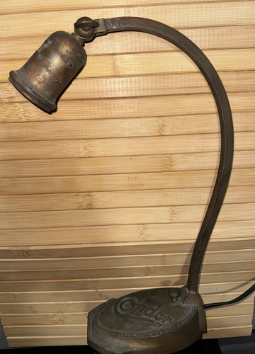 Antique CONDOR Desk Lamp Extremely Rare, Advertising?! Brass/Bronze ...