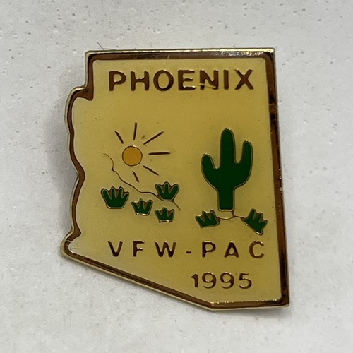 Phoenix Arizona VFW Veterans Of Foreign Wars Military Enamel Lapel Hat ...
