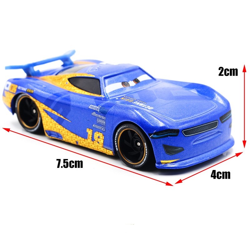 New Disney Pixar Cars 3 NO.19 Danny Swervez 1:55 Diecast Model Toys ...