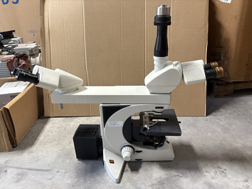 Leica DM LB 100S Triocular Dual Viewing Research Microscope 40X 10X ...