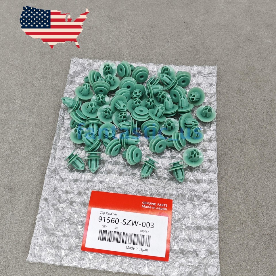 New 50× Door Panel Interior Trim Retainer Clip Fits For Honda 91560-SZW ...