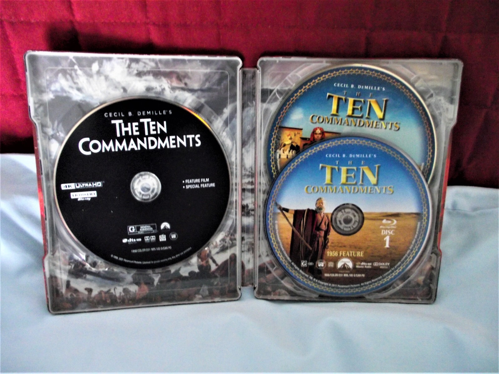TEN COMMANDMENTS STEELBOOK - 4K & BLU-RAY | eBay