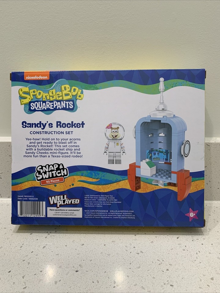 SpongeBob Squarepants Sandys Rocket Snap & Switch Construction Set ...