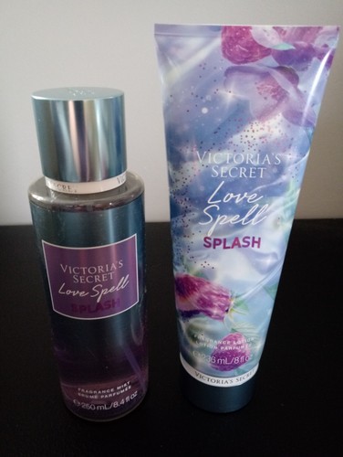 NEW Victoria's Secret Love Spell Splash Duo Spray Mist & Lotion Full ...