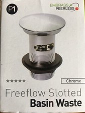 Embrass Peerless Freeflow Basin Waste - 201319 for sale online | eBay