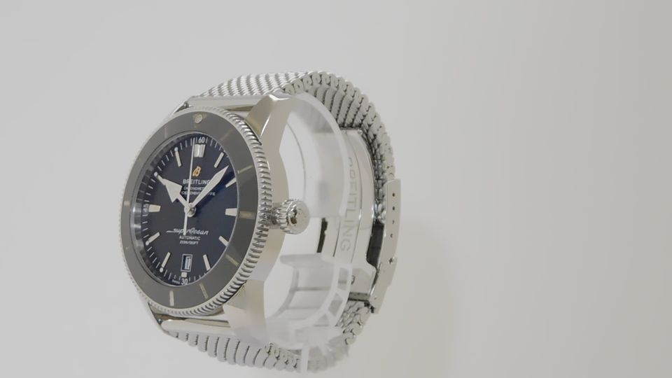 BREITLING SuperOcean Herritage B20 AB2020 S.Steel Automatic Men's Watch ...