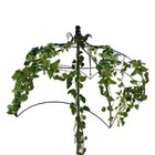 Metal Umbrella Plant Support Outdoor Rose Arch Climber Trellis Flower ...