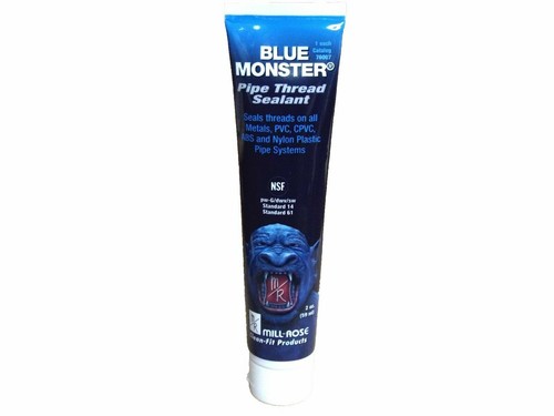 Blue Monster Pipe Thread Sealant - New 2 oz Squeeze tube - Industrial ...